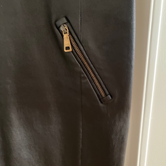 Prada | Dresses | Prada Leather Dress Size 42 6 | Poshmark